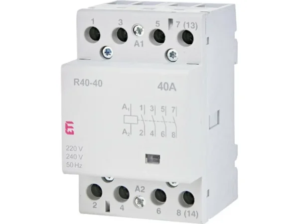 Contactor modular 40A 4ND R40-40 230V Eti 002463410 | Echipamente electrice